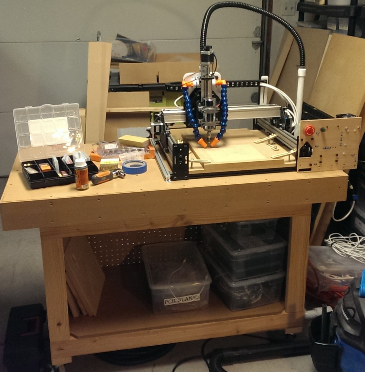 Custom Bench for Shapeoko 2 (+ Upgrades) | Bryan Duxbury's Blog